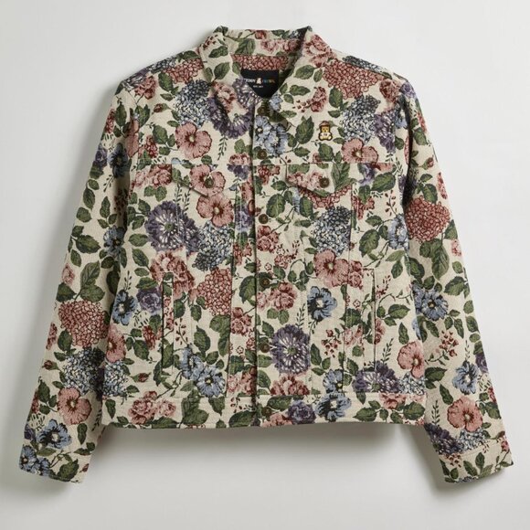 Teddy Fresh | Jackets & Coats | 6 Teddy Fresh Tapestry Trucker Jacket ...